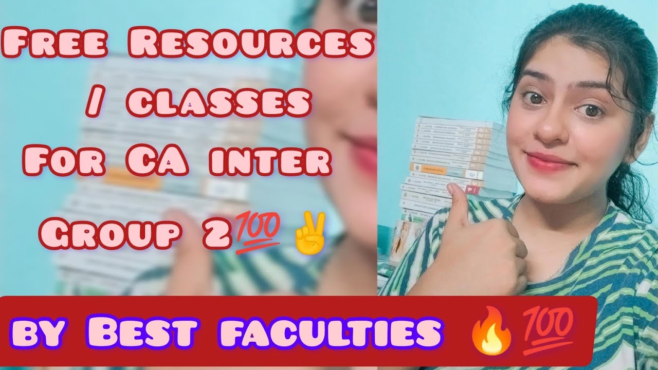 CA inter Group 2 Free classes on youtube by Best faculties 🔥💯 ## ...