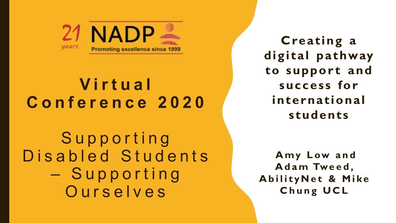 Creating a digital pathway to support and success for international ...