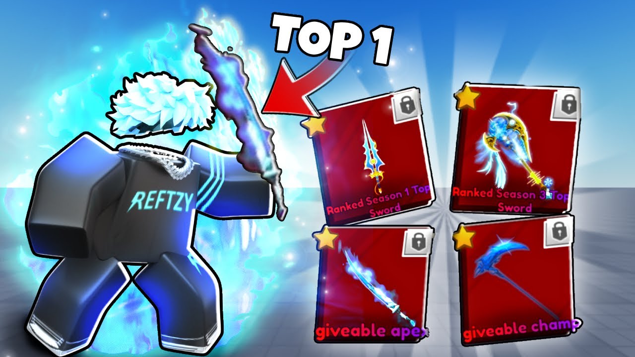 I Unlocked the SECRET TOP 1 SWORD in Roblox Blade Ball.. - YouTube