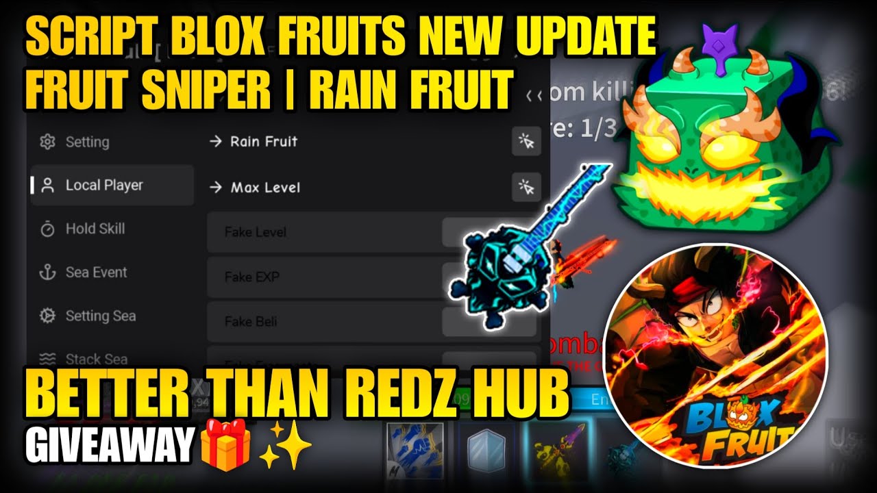 [☄️] Blox Fruits Script Pastebin "NO KEY" Rain Fruit, Super Fast Attack ...