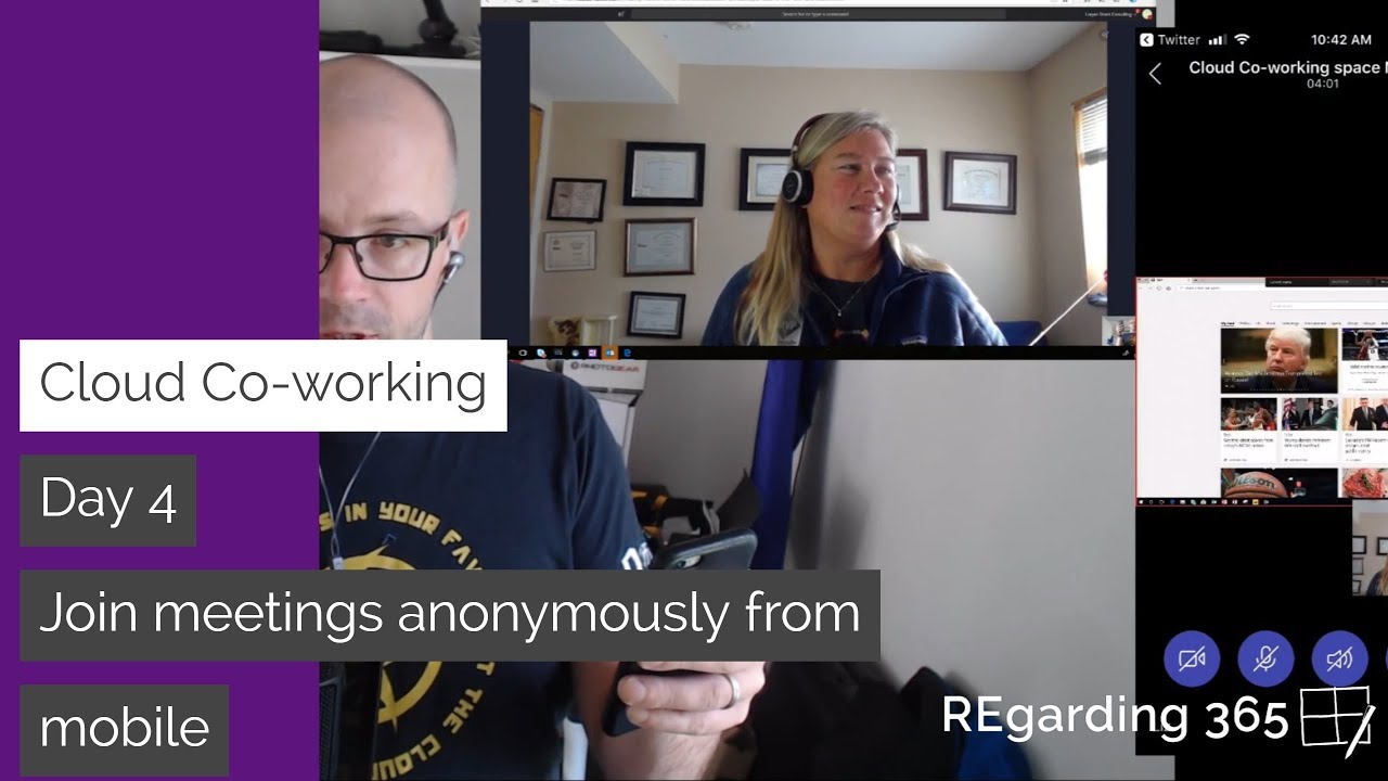 Cloud Co-working Day 4 - Join Teams meetings anonymously from mobile ...