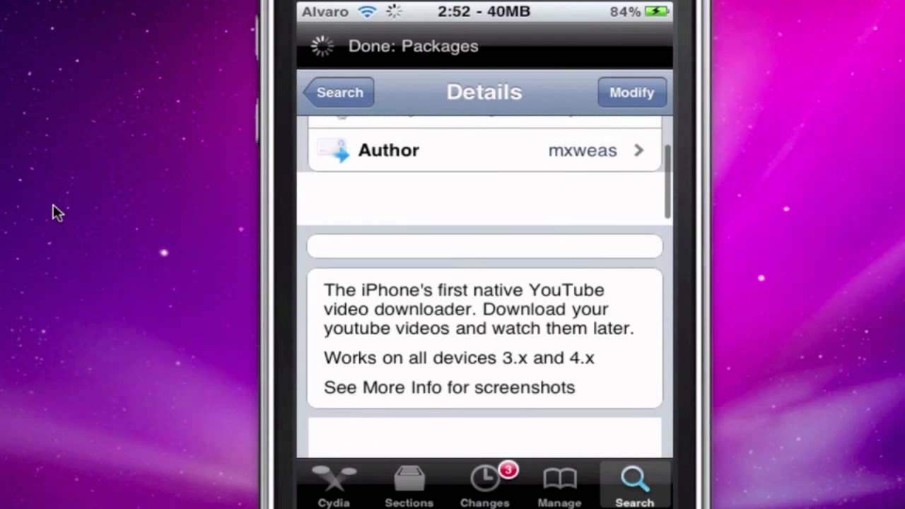 MXtube para iphone/ipod - YouTube