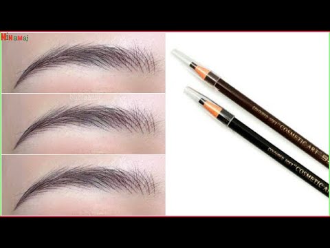 How To Draw Perfect Eyebrows Step By Step - YouTube