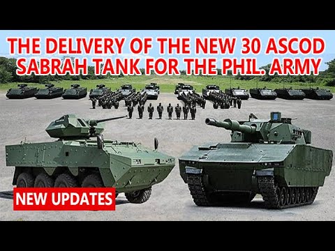 The Delivery of 30 New Ascod Sabrah Tanks for the Philippine Army - YouTube