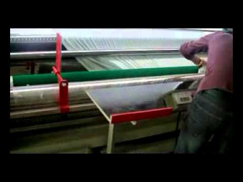 PL B Cloth Inspection and RollingMachine fabric feeding roll to roll ...