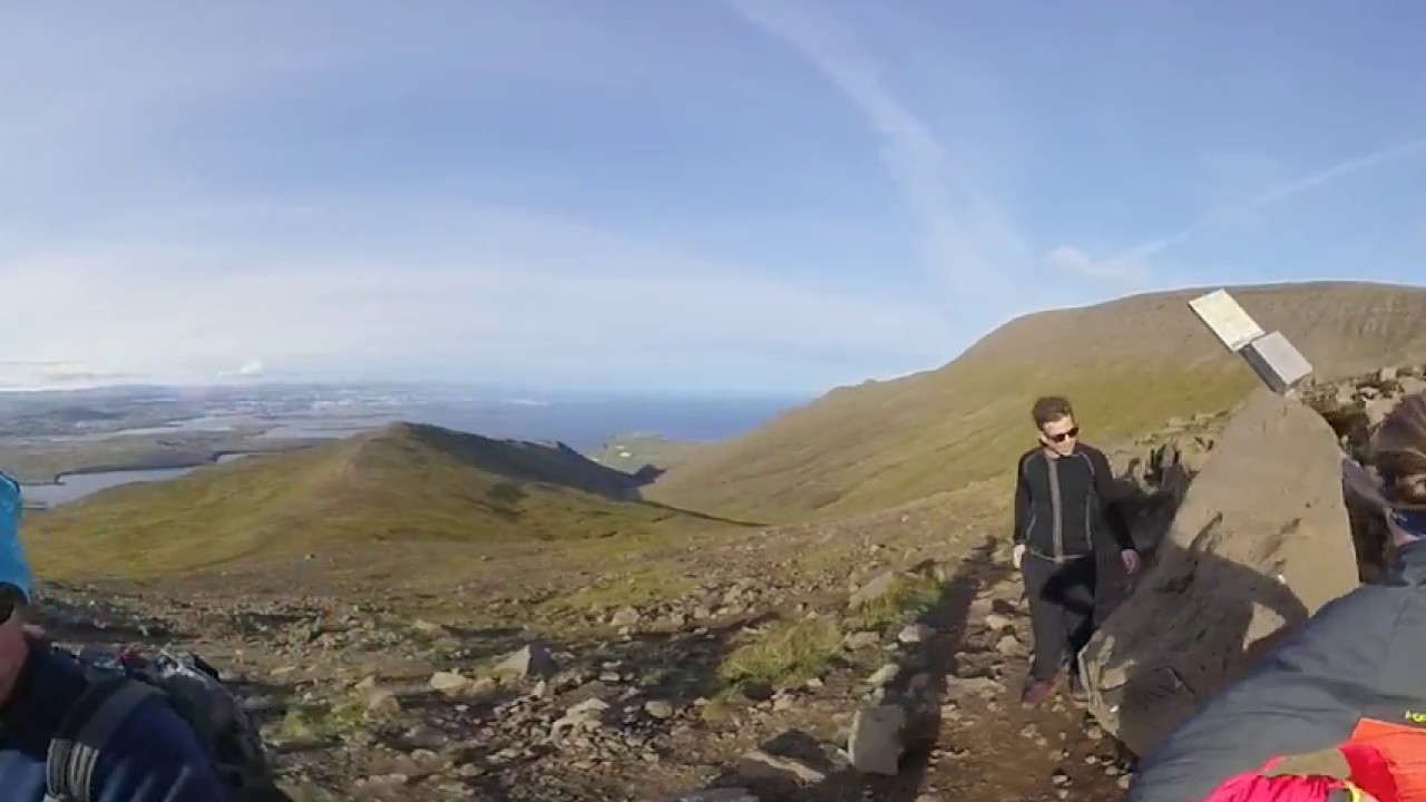 Esja hike up to Steinn - YouTube