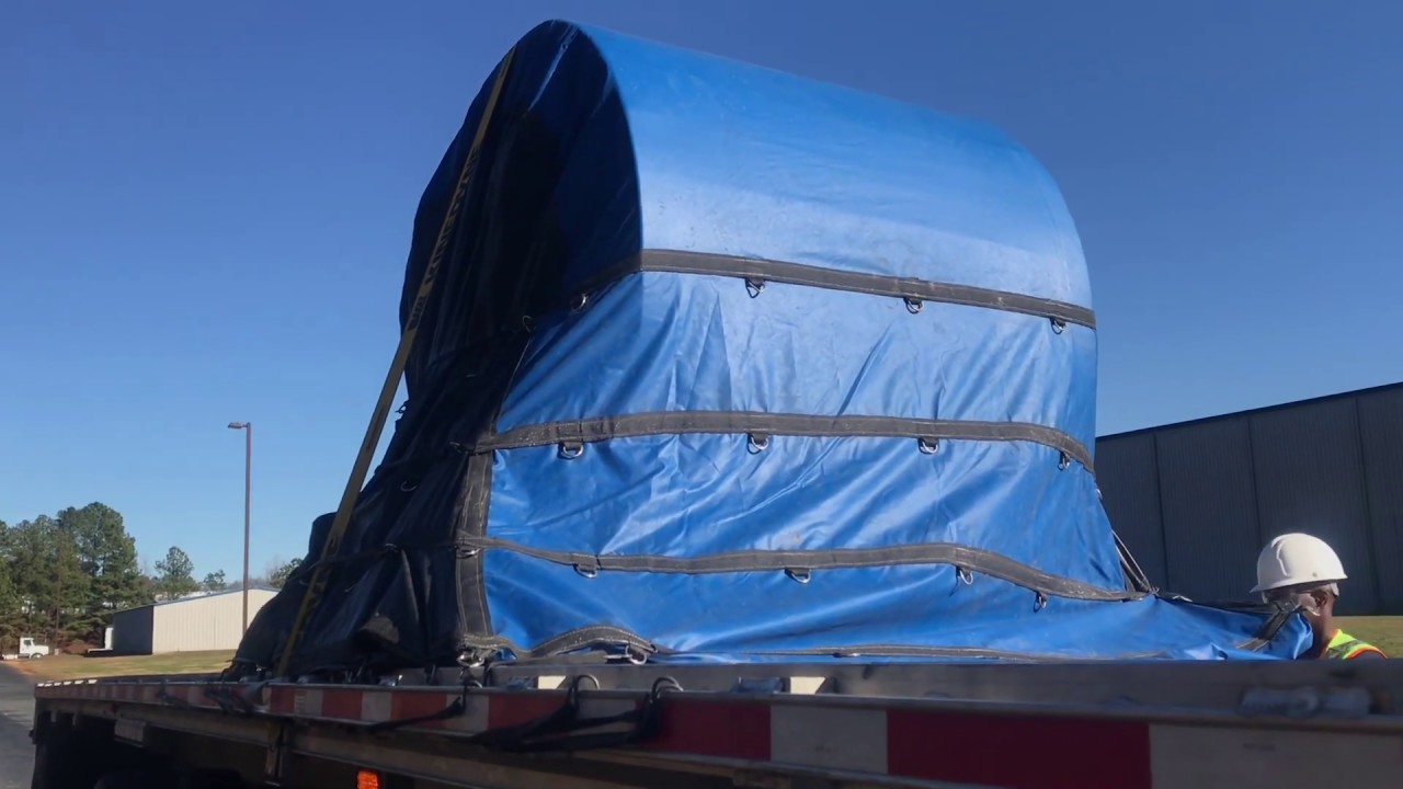 Episode 101: How to Secure a 48k lbs Coil on a Flatbed Trailer ...