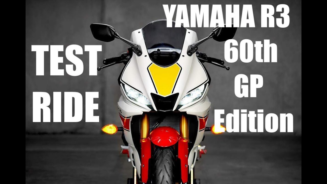 Yamaha R3 World GP 60th Anniversary Test ride - YouTube
