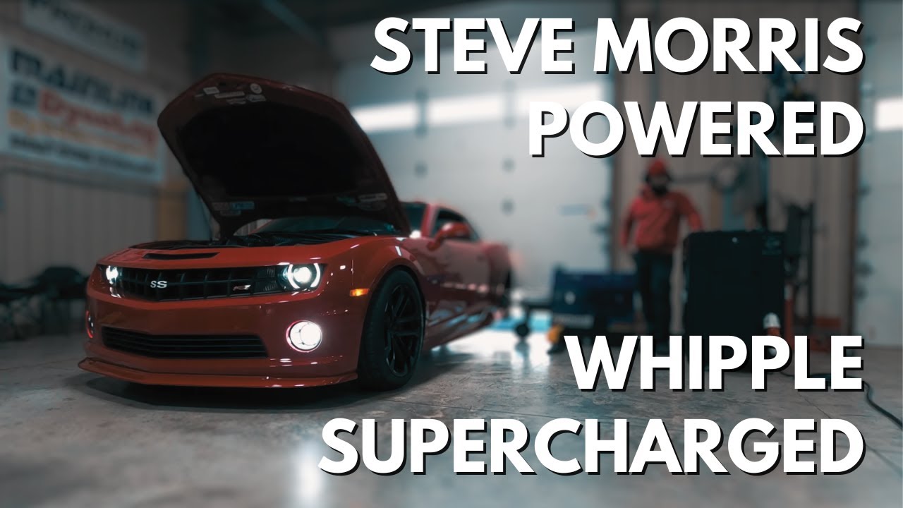 Steve Morris LS3 Powered Whipple Charged Camaro SS on the Dyno - YouTube