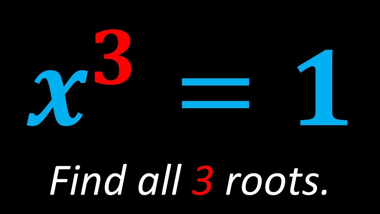 Solving A Basic Cubic | Polynomial Equation #maths - YouTube
