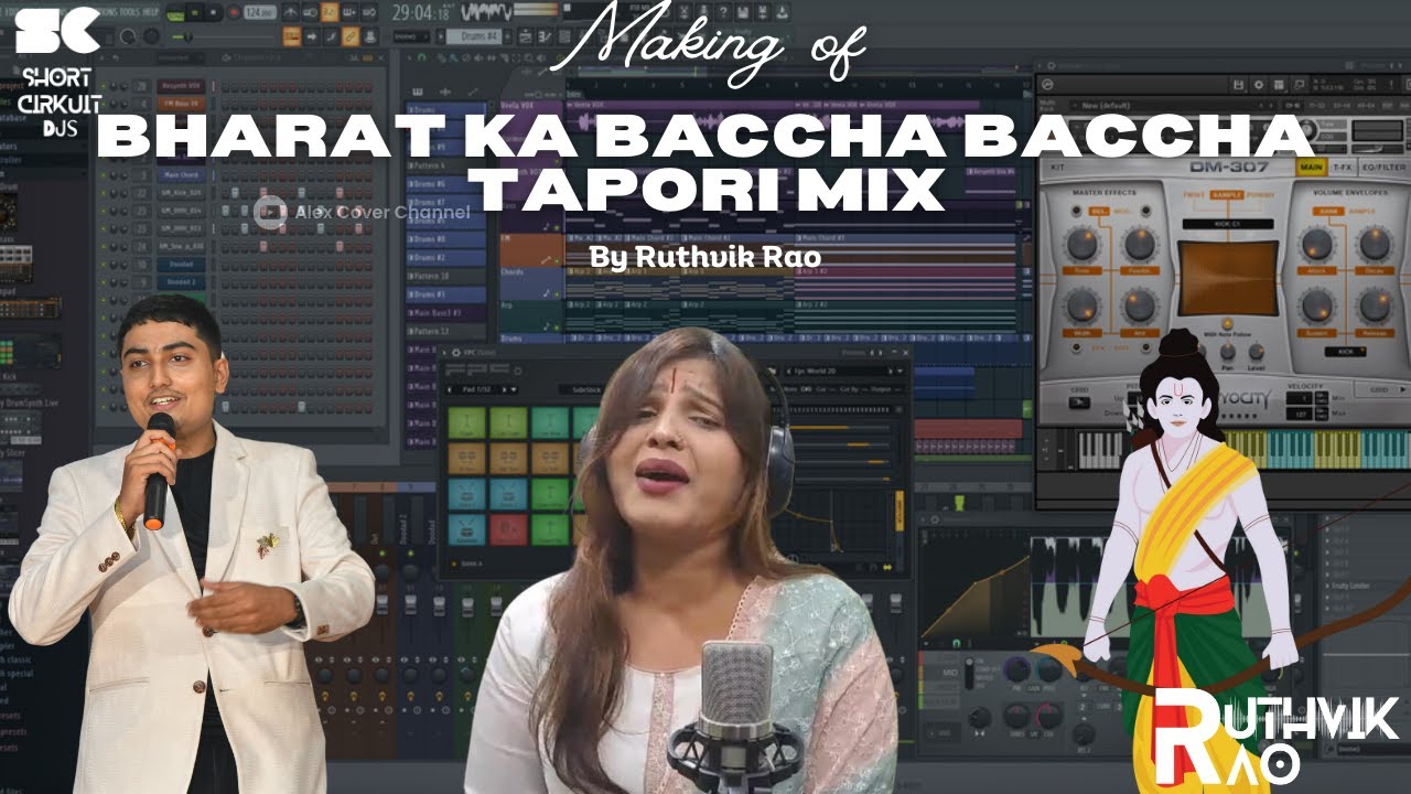 Making of Bharat Ka Baccha Baccha Tapori mix | Fl Studio 21.2 ...