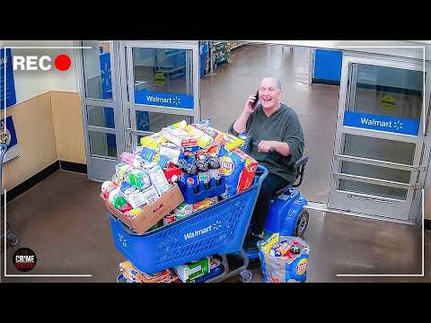 When Walmart Staff Catch a Shoplifter on Camera