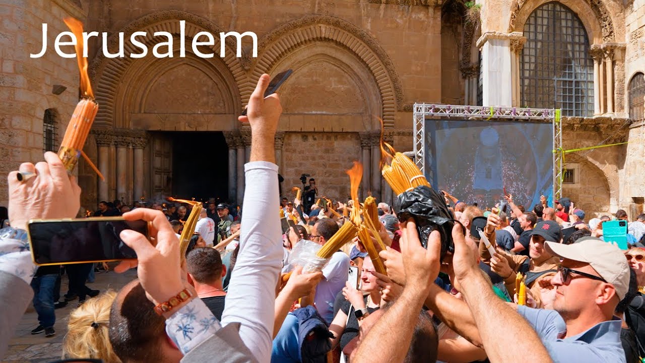 THE MIRACLE OF THE HOLY FIRE IN JERUSALEM - YouTube