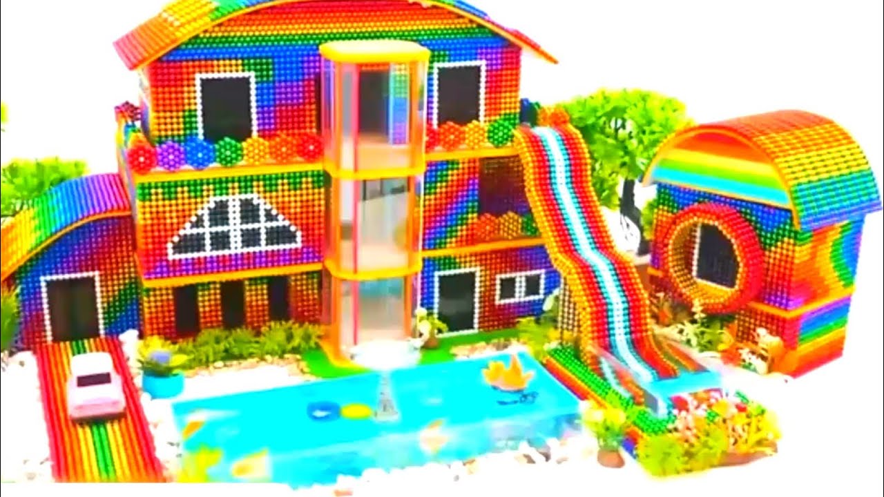 beautiful house magnet boll design - YouTube