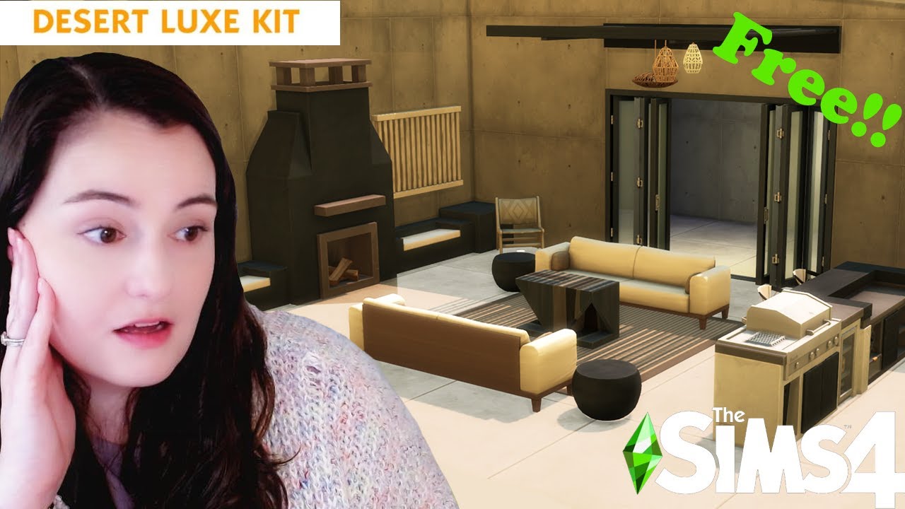 FREE kit for the Sims 4!!! | Sims 4 Desert Luxe Kit Review - YouTube