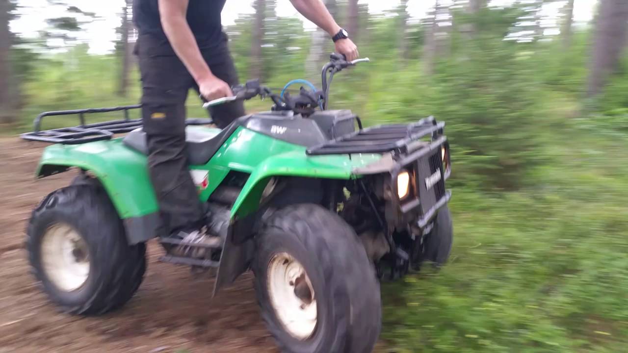 HellAsaki - Kawasaki KLF400 till salu - YouTube