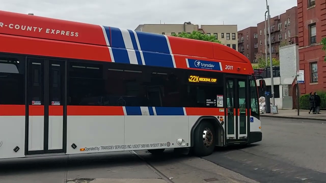 NICE bus (Exclusive!): 2021 Gillig BRT #2011 on the N22X - YouTube