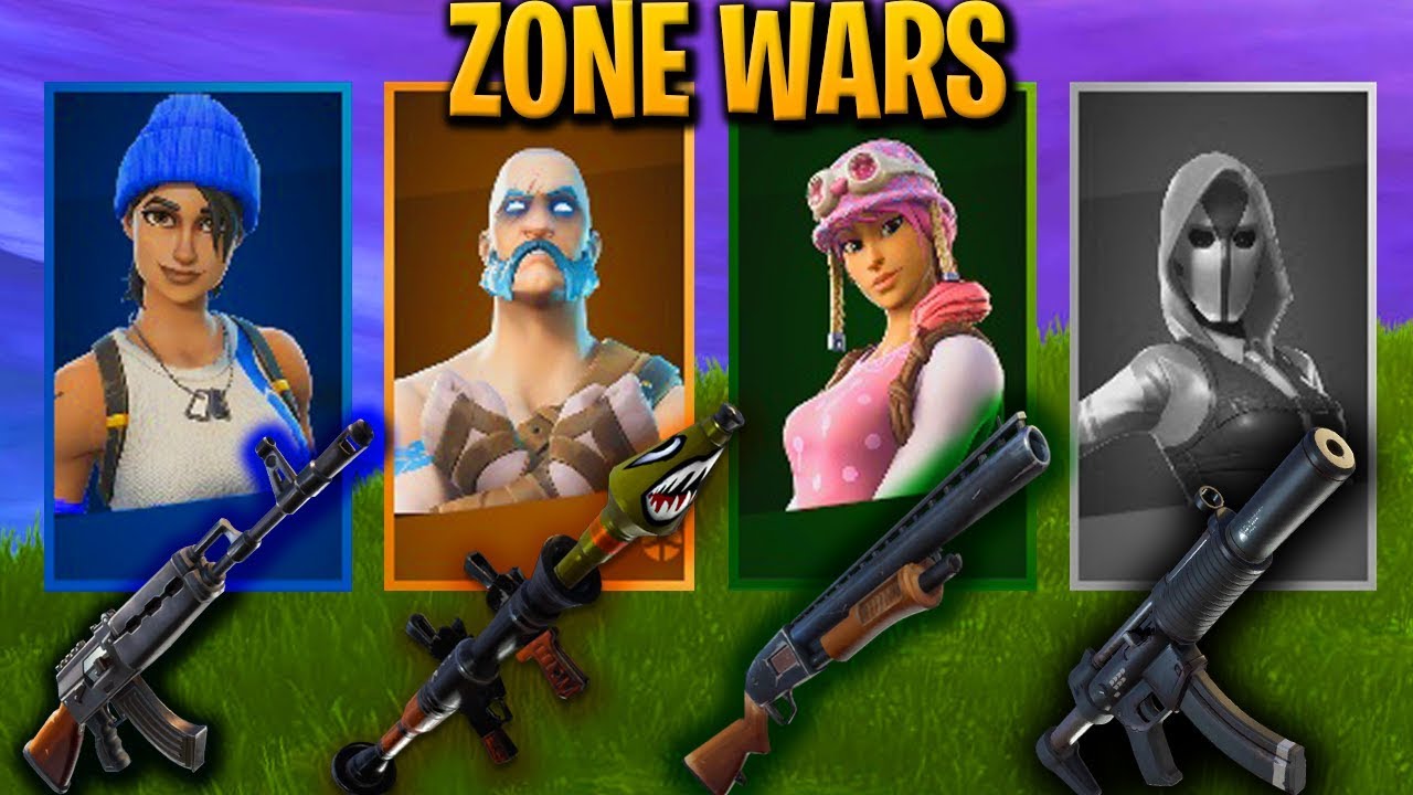 SKIN CHALLENGE - ZONE WARS - YouTube