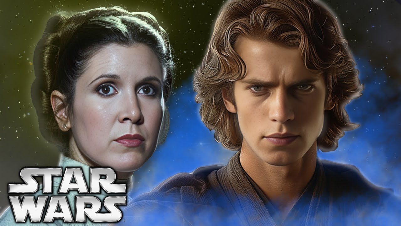 WHAT?! Anakin meets Leia as a FORCE GHOST! - YouTube