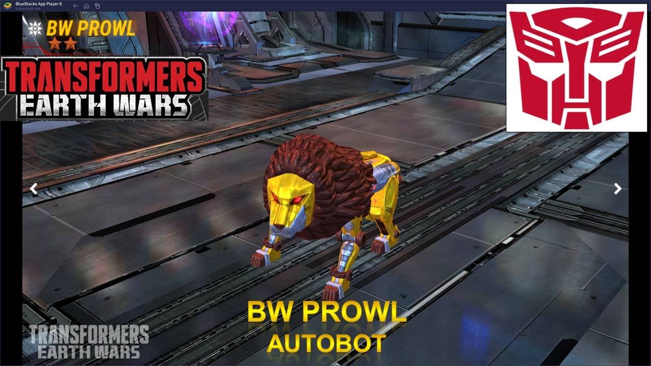 Transformers: Earth Wars - Unlock Autobot BW PROWL (2 STAR) and ...