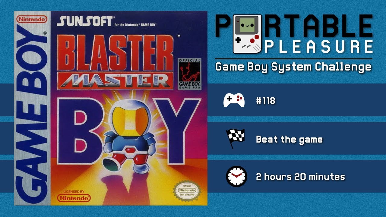 Blaster Master Jr. / Blaster Master Boy | Game 118 | Portable Pleasure ...