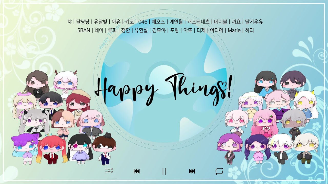 제이레빗(J Rabbit)「Happy Things」- 24人 COVER - YouTube Music