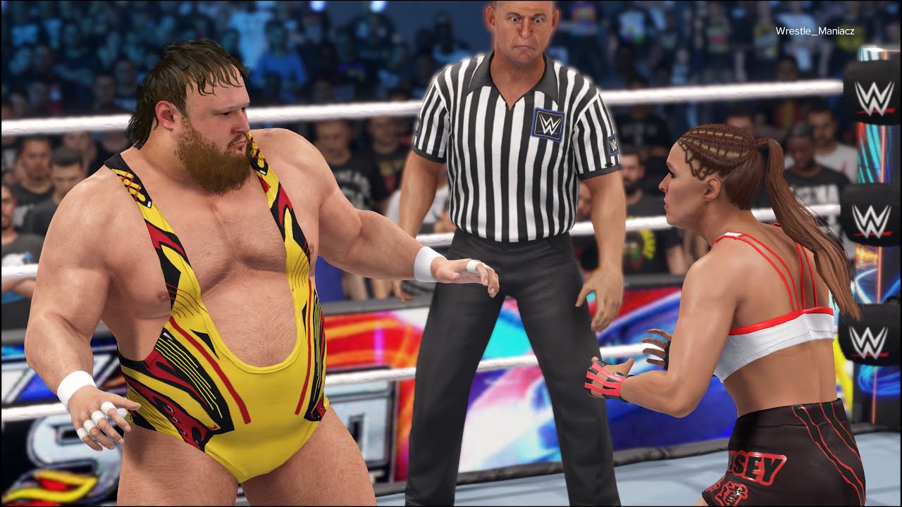 FULL MATCH - Ronda Rousey vs. Otis - WWE 2K24 - YouTube