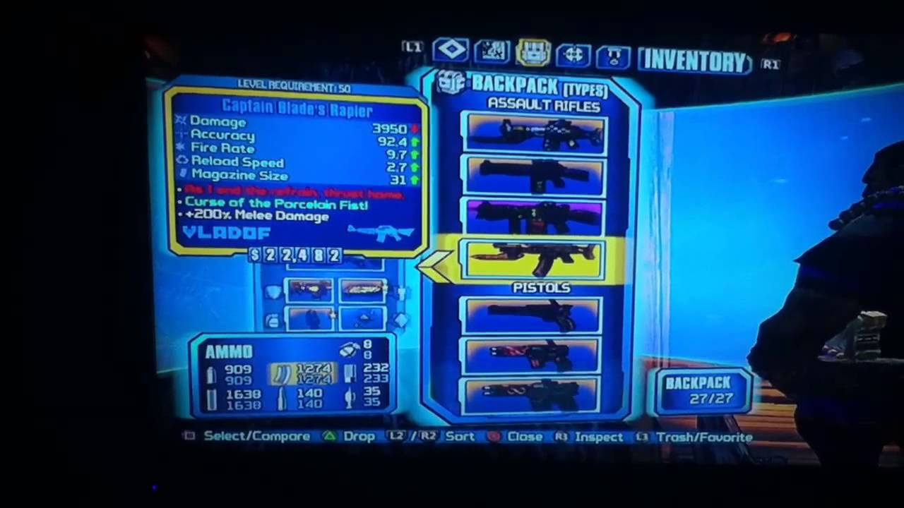 Captain Blade's Rapier (Borderlands 2) - YouTube