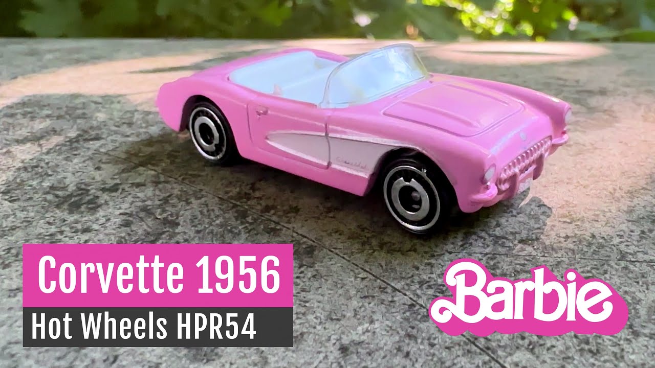 Chevrolet Corvette 1956 - Barbie - Hot Wheels HPR54 #hotwheels #diecast ...