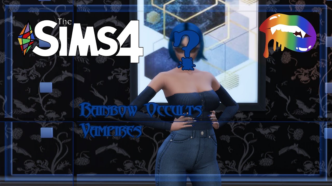 Blue Vampire! | Rainbow Occult CAS Series - YouTube