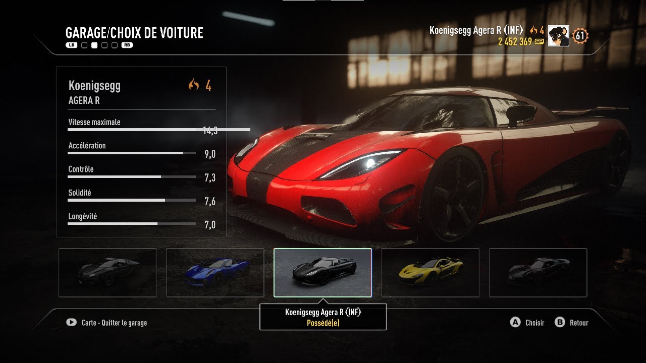 Need For Speed Rivals Koenigsegg Agera R Test Conduite - YouTube