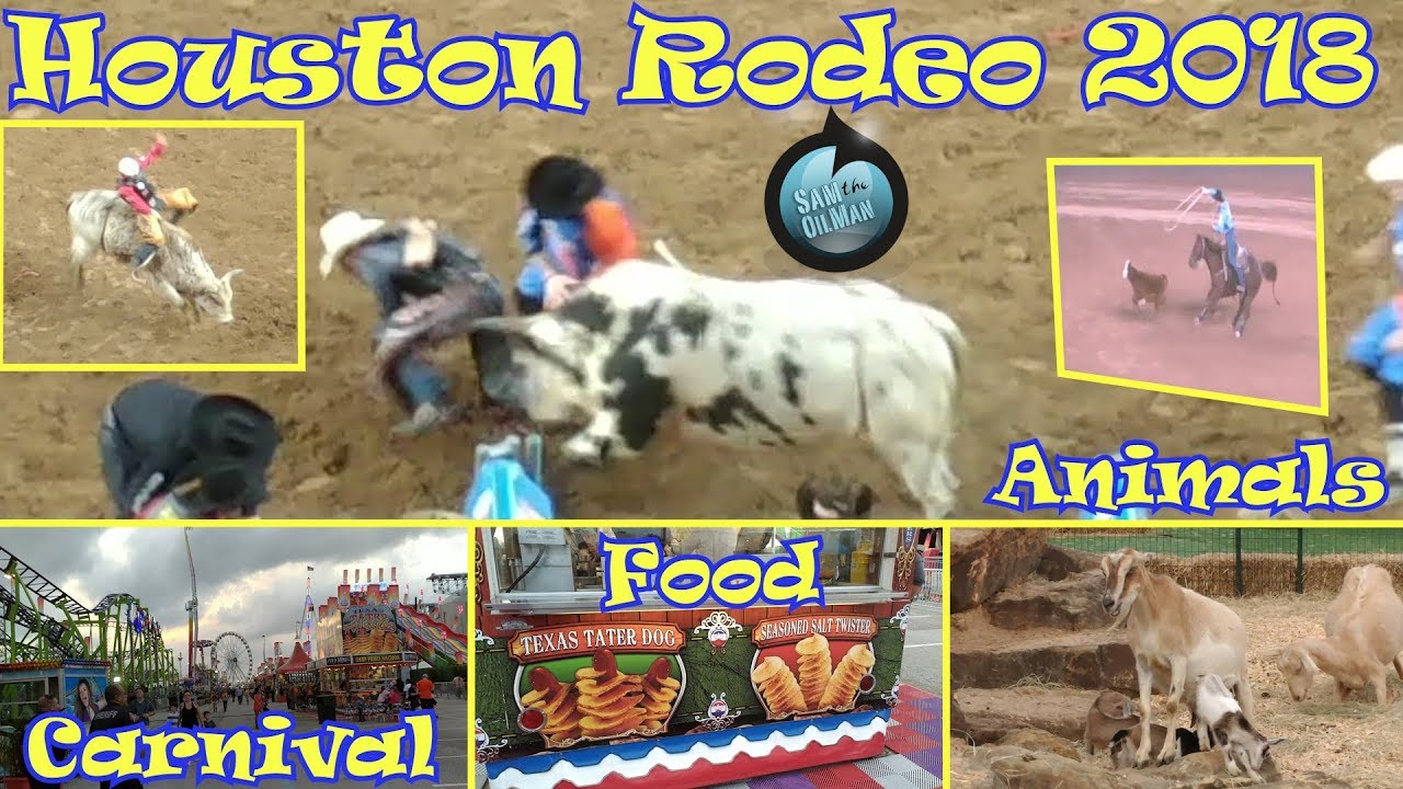 Houston Rodeo - Animals, Food, & Carnival - YouTube