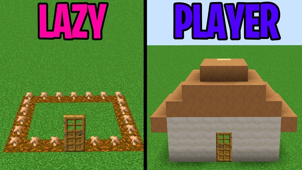 lazy player vs normal player - YouTube