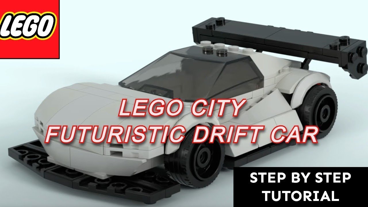 How to Build a LEGO Futuristic Drift Car Tutorial - YouTube