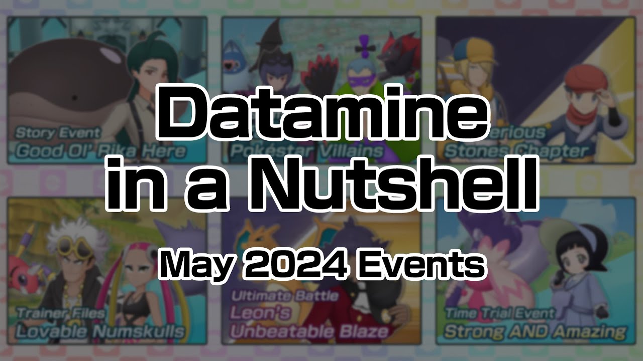[Pokemon Masters EX] DATAMINE IN A NUTSHELL (May 2024 Events) - YouTube