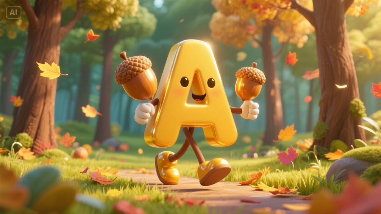 ABC Parade in the Forest | Fun Alphabet Nursery Rhyme | Educational ...