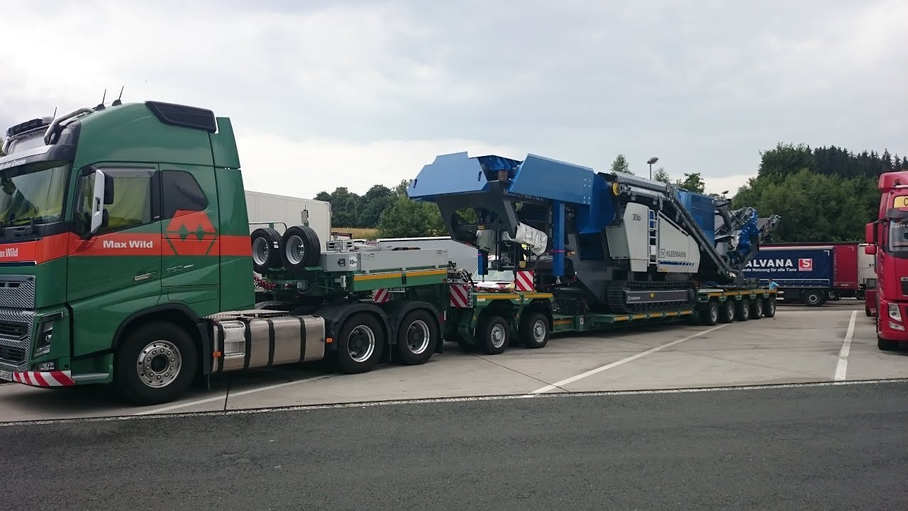 Photo compilation of heavy transports Germany - heavy transport ...