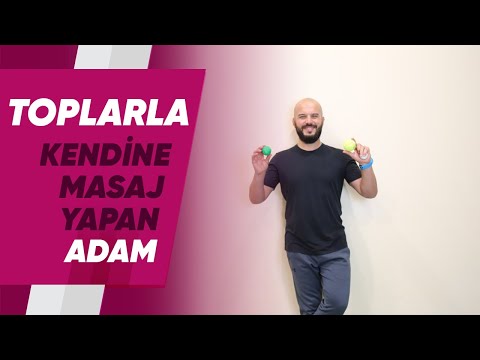 Toplarla Kendine Masaj Yapan Adam 🤹‍♂️