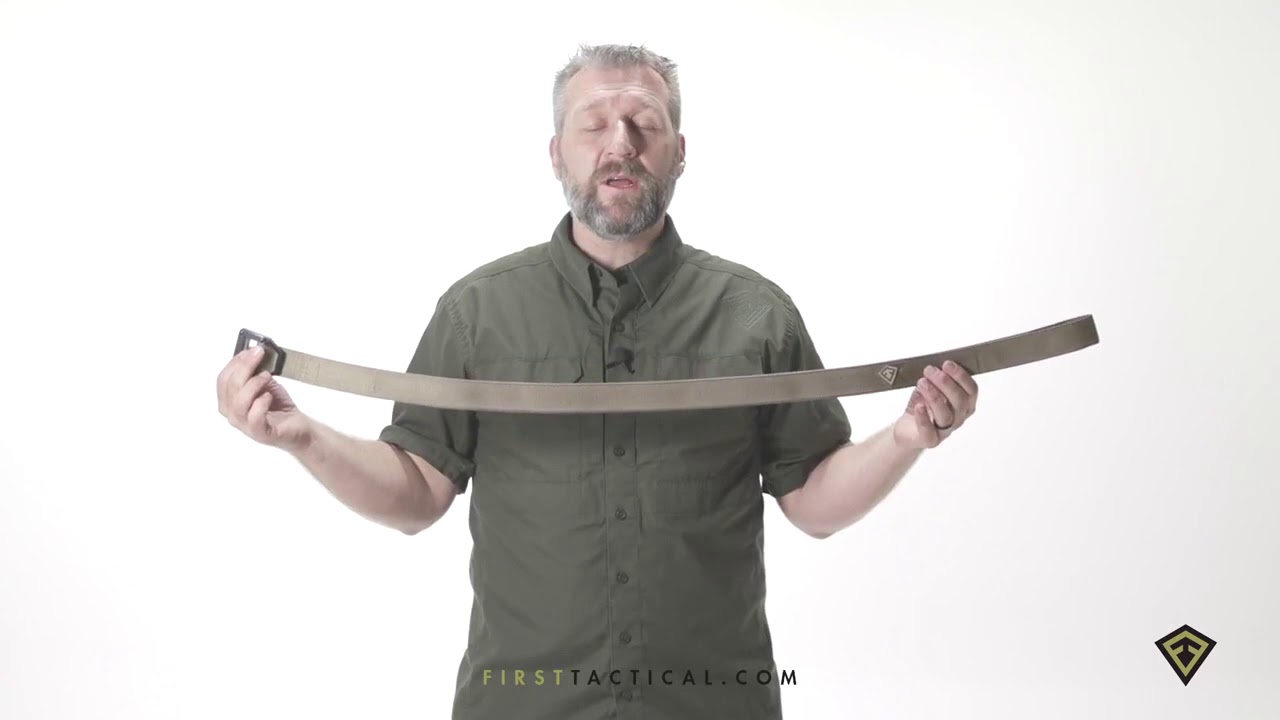 First Tactical Tactical Belt - YouTube
