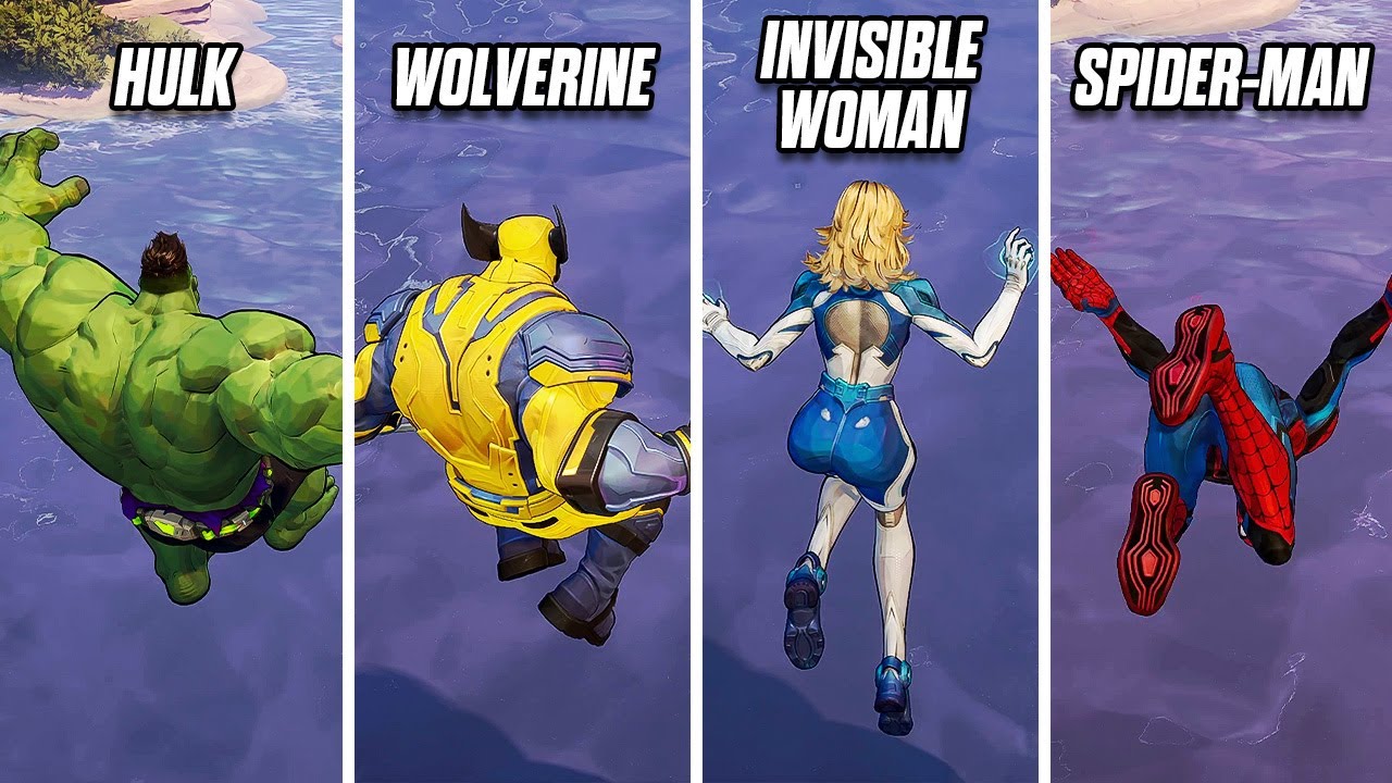 Falling off a High Spot with 35 Marvel Rivals Heroes - YouTube