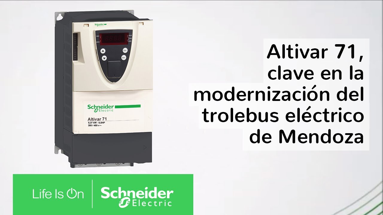 Altivar 71 el variador de velocidad del trolebus eléctrico de Mendoza ...