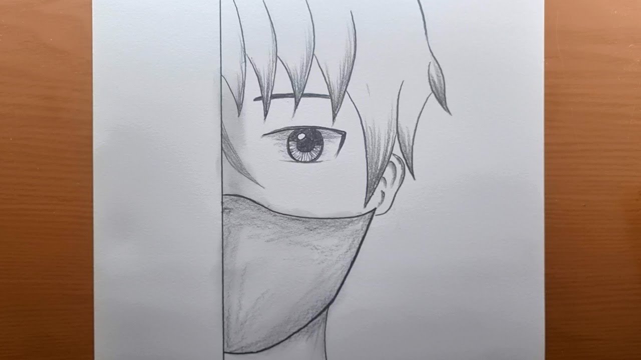 Disegni anime facili || Come disegnare gli ragazzo anime passo dopo ...