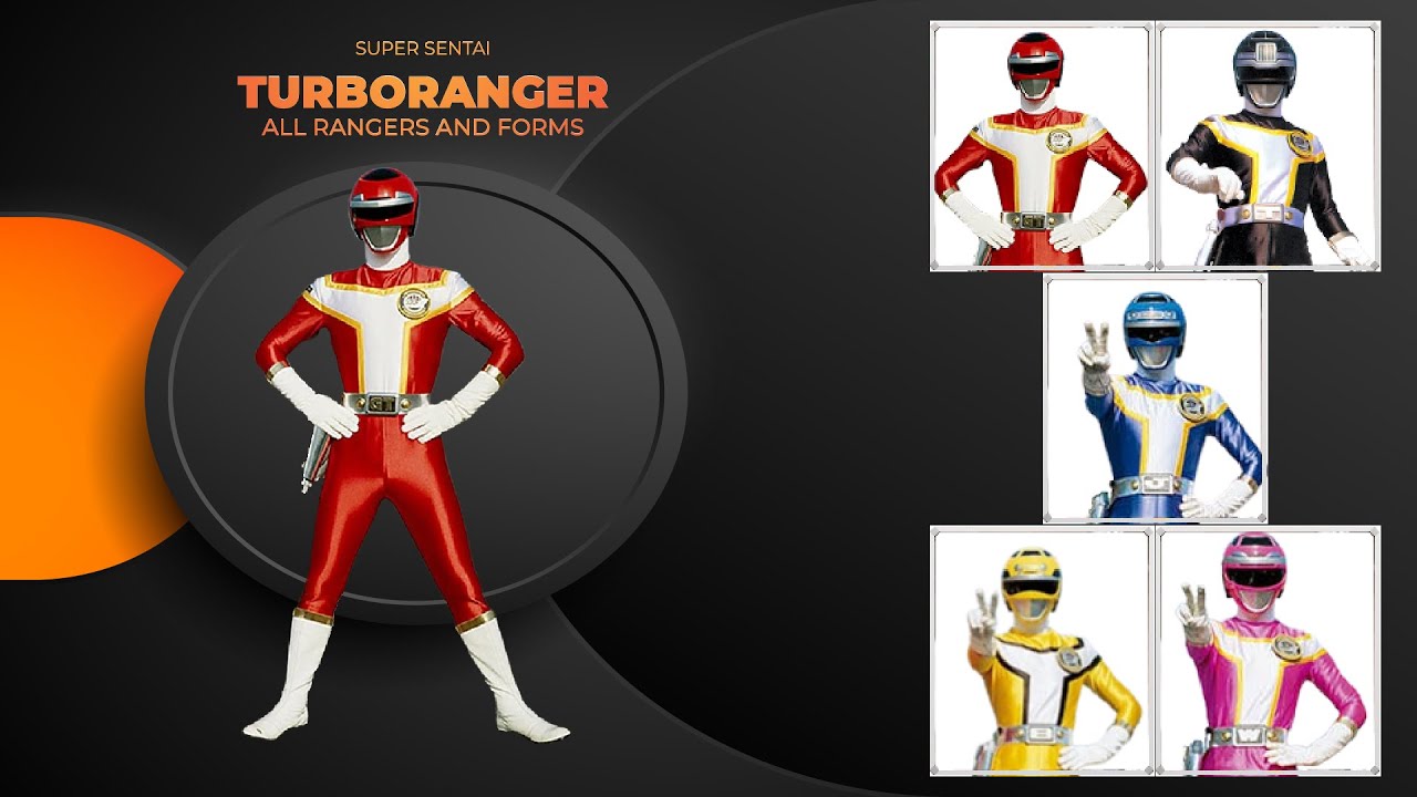 Turboranger All Rangers and Forms - YouTube