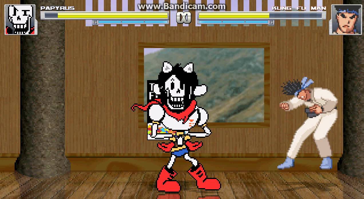 M.U.G.E.N. Undertale: Temmie Hyper Attack for Papyrus - YouTube