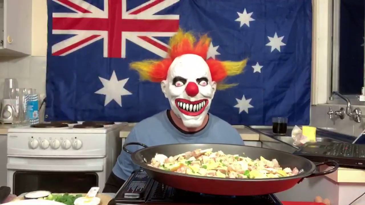 Creepy Clown Cooking - YouTube