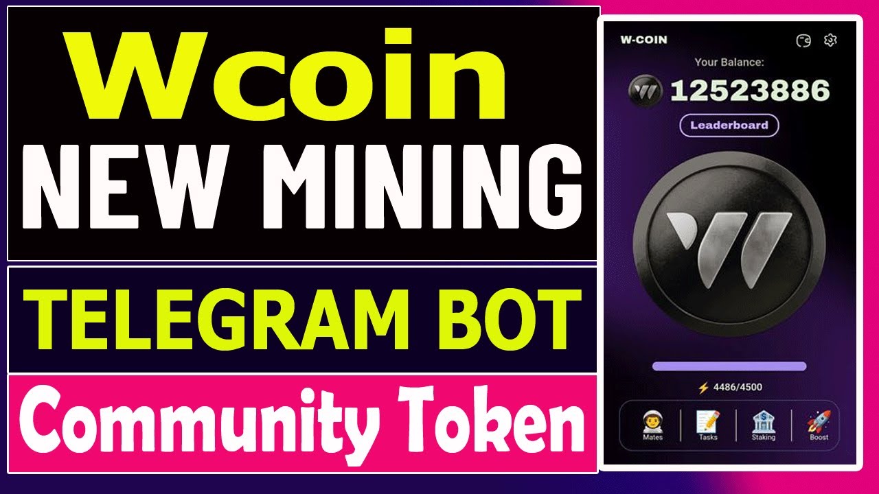 W Coin Mining Bot | Telegram BOT NEW Mining App - YouTube