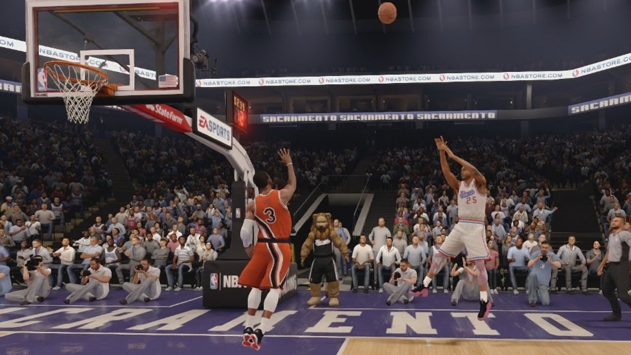 Circus Shot Of The Year! | FUNNY NBA Live 16 Rising Star Moments! - YouTube