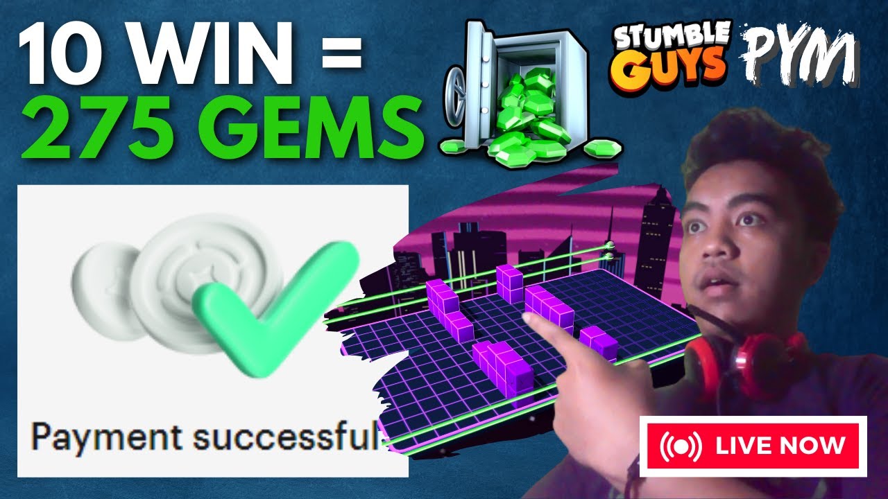 🔴MENCARI 1 PEMENANG LET'S GOO! *BLOCK DASH* | Stumble Guys Live ...