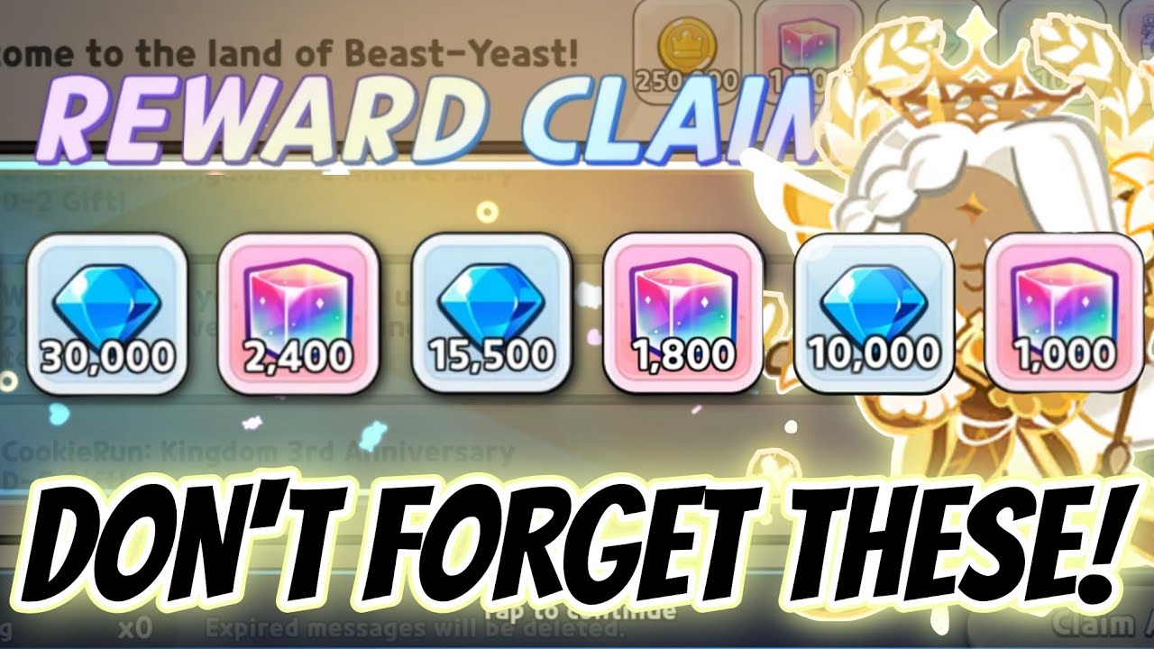 Hurry Up! 😭 Claim FREE Crystals and Rainbow Cubes in Cookie Run Kingdom ...