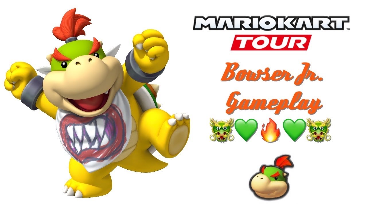 Mario Kart Tour - Bowser Jr Gameplay #4 (Combo Attack) - YouTube
